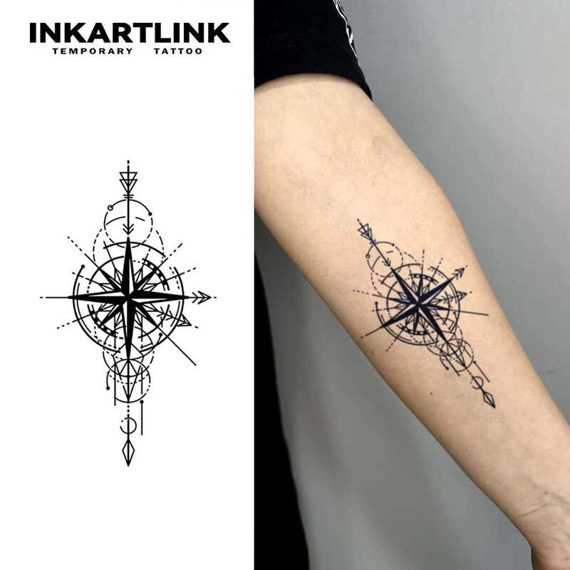 Compass COD Temporary Sticker Waterproof Magic Lasts To Days Fake ...
