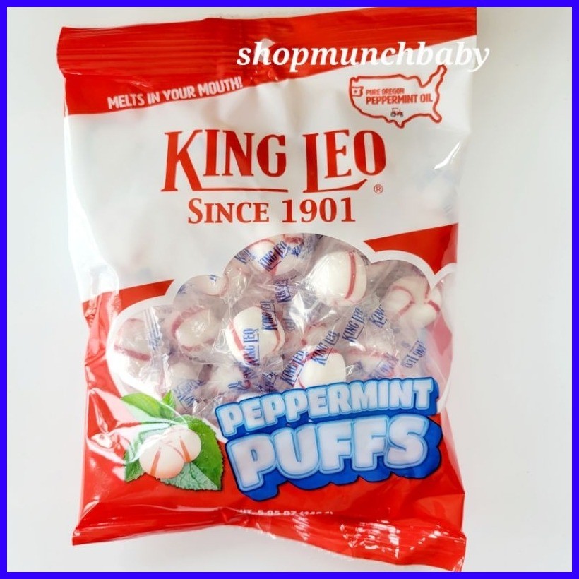 King Leo Peppermint Puffs candies (143g) | Shopee Philippines