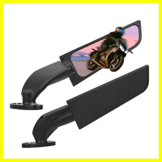 Winglet Side Mirror Universal Winglet Alloy Ninga Stealth Mirror ...
