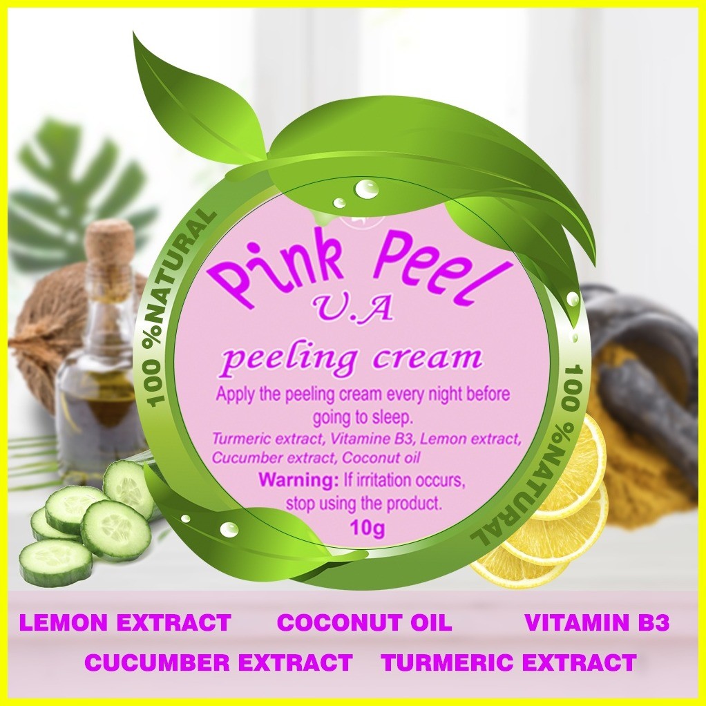 PINK PEEL underarm whitening deodorant with peeling effect ( Peeling ...