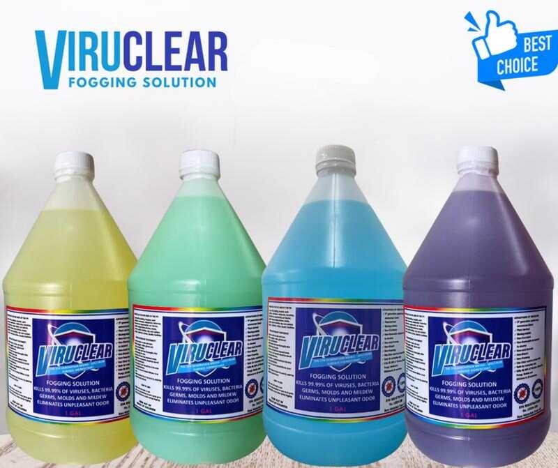 Viruclear Antibacterial Disinfectant Fogging Solution 1 Galon | Shopee ...