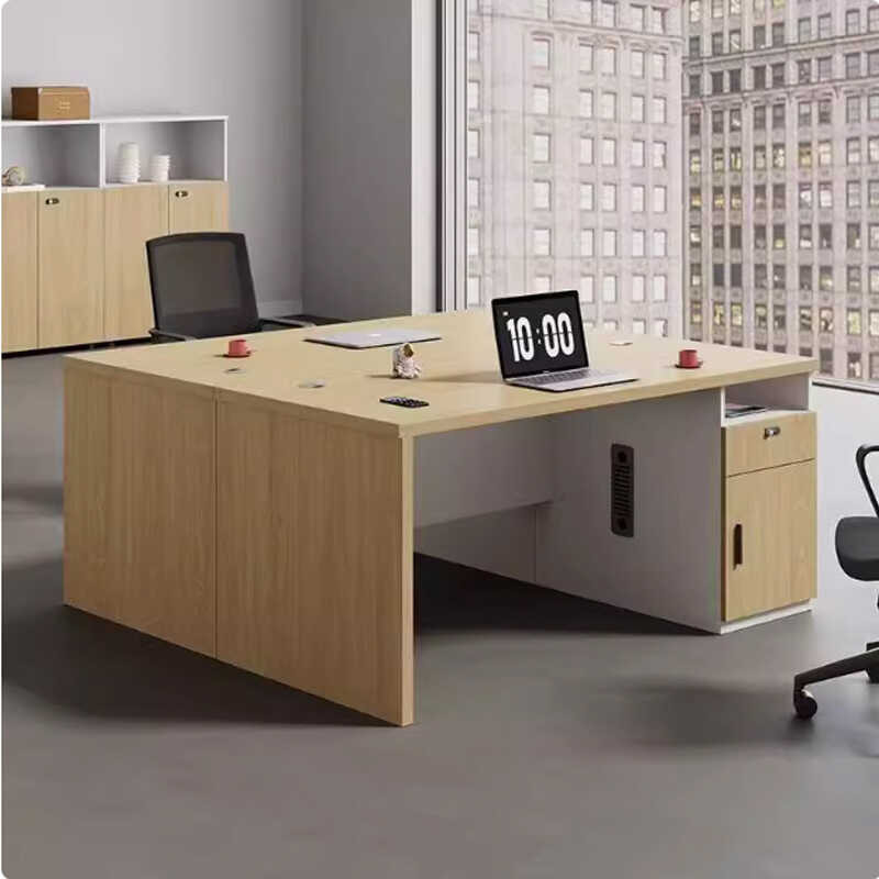 Staff and Chair Set 1.34m Teacher Employee 1-Person Work Office Single ...