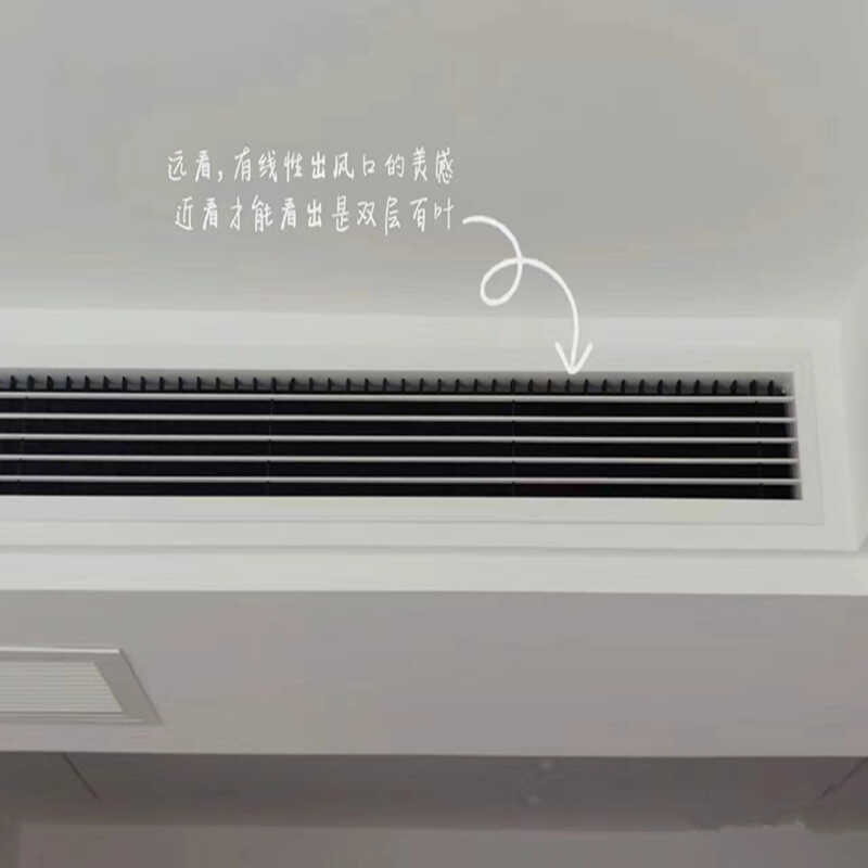 ღ ABS Central Conditioning Vent Double Layer Outlet Fresh Air Inlet ...