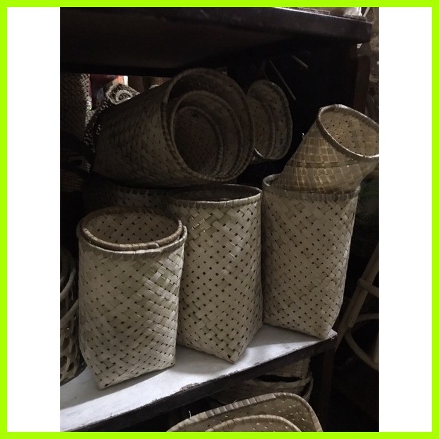 ♈ Native Long/ Elongated Mini Basket for breads, flowers, planter and ...