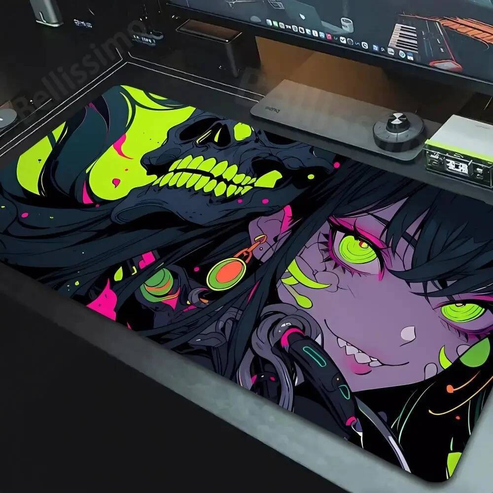 Kawaii Girl Xxl Mouse Pad 1200x600mm Cute Anime Girl Desk Pad PC ...