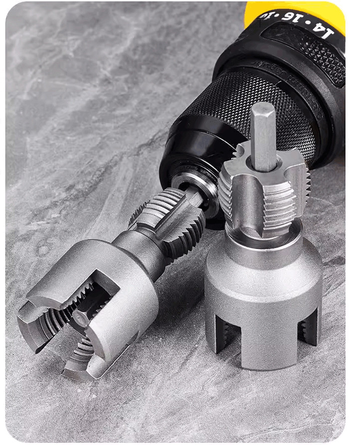 Openwork drill wire cutter Internal External Threading Tap Drill Bit ...