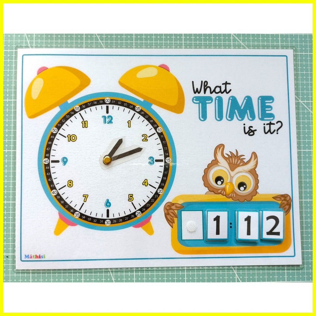 Interactive Clock Worksheet for Elementary | Interactive Clock ...