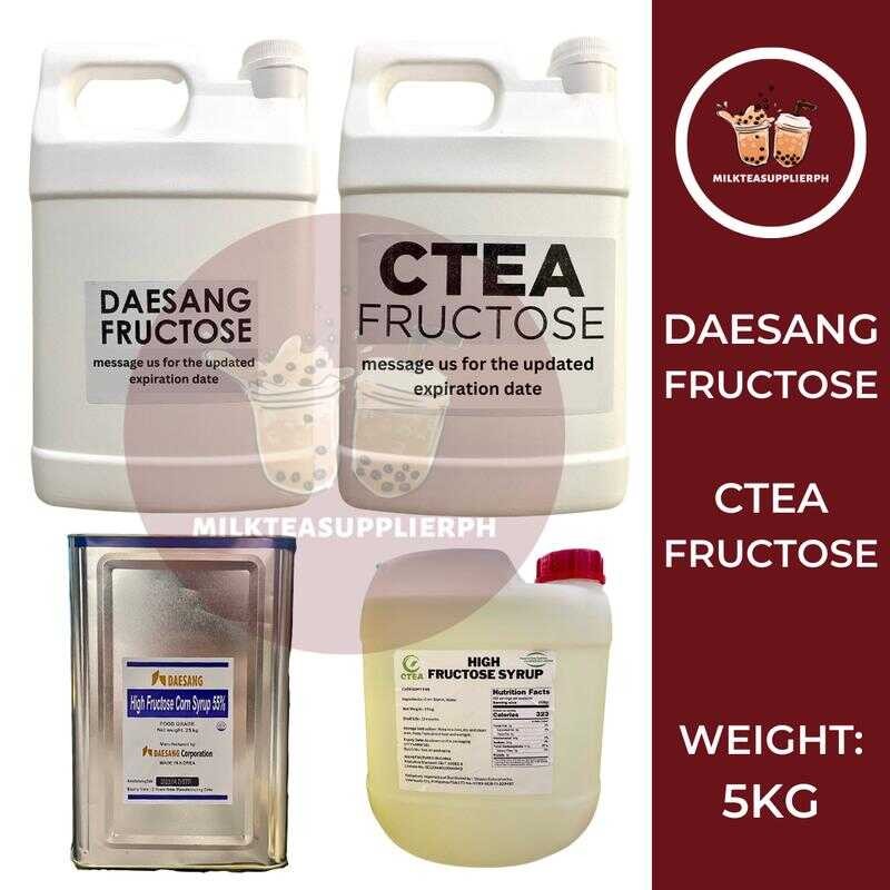 Daesang Fructose Syrup 1 Gallon For Milktea, Frappe, Coffee, Juice Etc ...