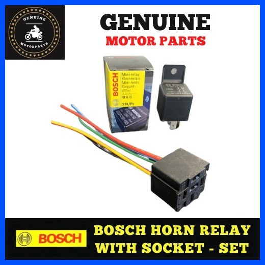 BOSCH HORN RELAY WITH SOCKET [SET] | Shopee Philippines