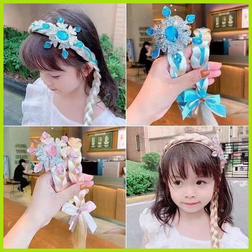 ♀ COD FROZEN ELSA Hairpiece Cosplay Braided Wigs by ENSHI'S WIG ...