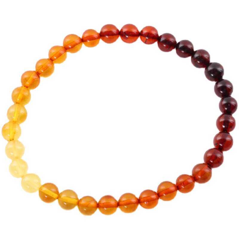 Rainbow Natural Amber Blood Amber Bracelet Accessory Enhances Fair Skin ...