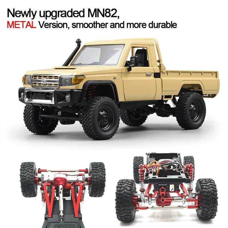 Upgraded Mn82 ⭐ RC Car 1/12 Metal Parts Pick Up 2.4G 4Wd Off-Road ...