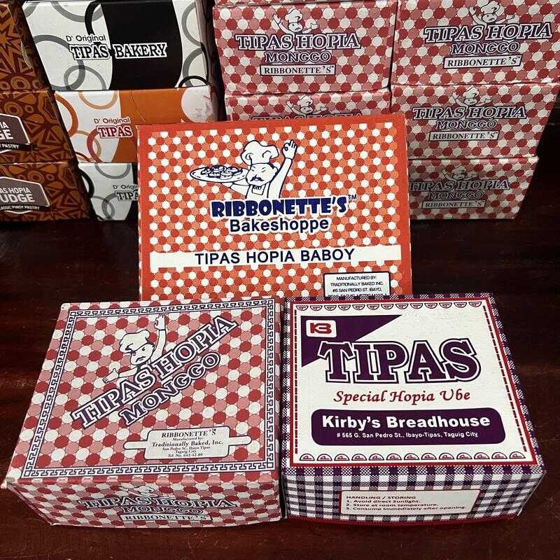 Hopia Tipas Pack With Mongo, Ube, Baboy, And Deleche Flavors (10 Pcs ...