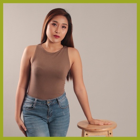 calliah summer solid fitted tank tops | Shopee Philippines