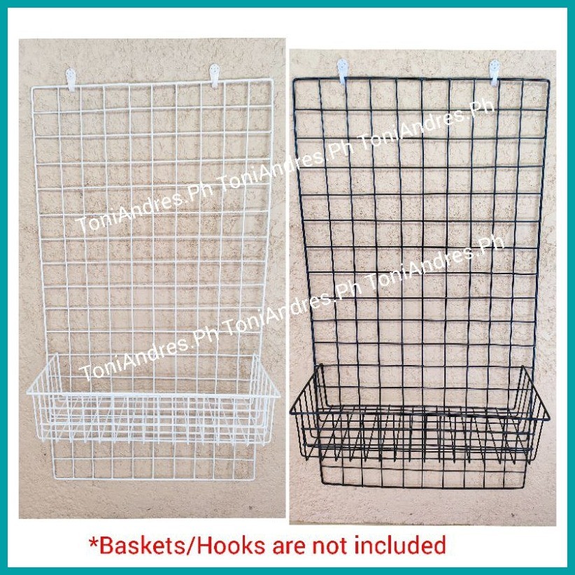 100% ☑️ ☸ (46x84cm-Thin) Wall Mount Wire Mesh Screen Panel Grid Wall ...