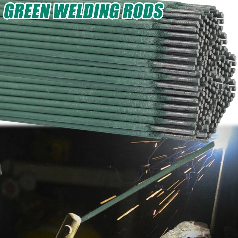 40Pcs Green-skinned Welding Rods - Carbon Steel Solder Core - Copper ...