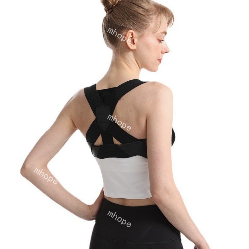 Back Support Belt Back Correction Belt Anti-Hunchback Corrector Elastic ...