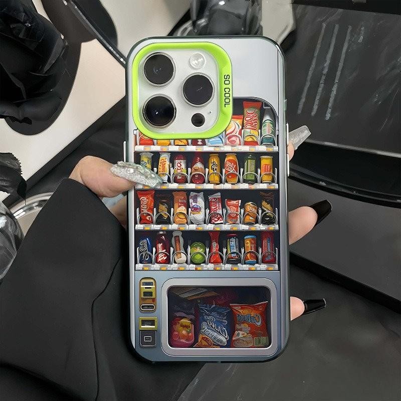 Vending Machine Case for iPhone 16 15 14 13 12 11 Pro Max X XR 7 8 Plus ...