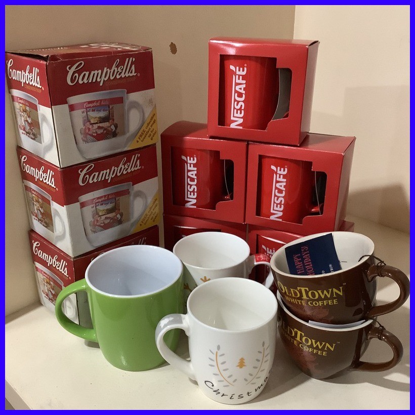 Ceramic Mugs Cereal Mug (Nescafe Oldtown Campbells Omega Ikea) | Shopee ...