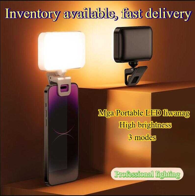 Portable Mini Selfie Fill Light Rechargeable 3 Modes Adjustable ...