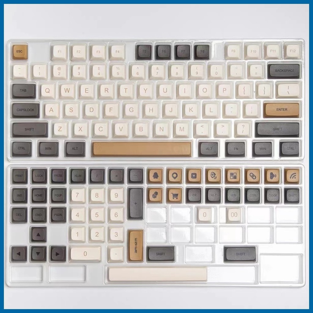 ⭕ 125 Keys Shimmer Keycap Set, PBT Sublimation keycaps XDA Profile ...