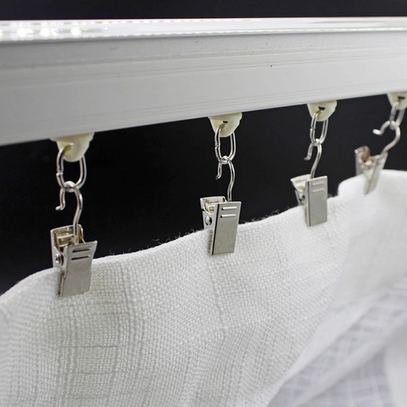Stainless Steel Curtain Clips with Hook - Home Room Photo Decoration ...