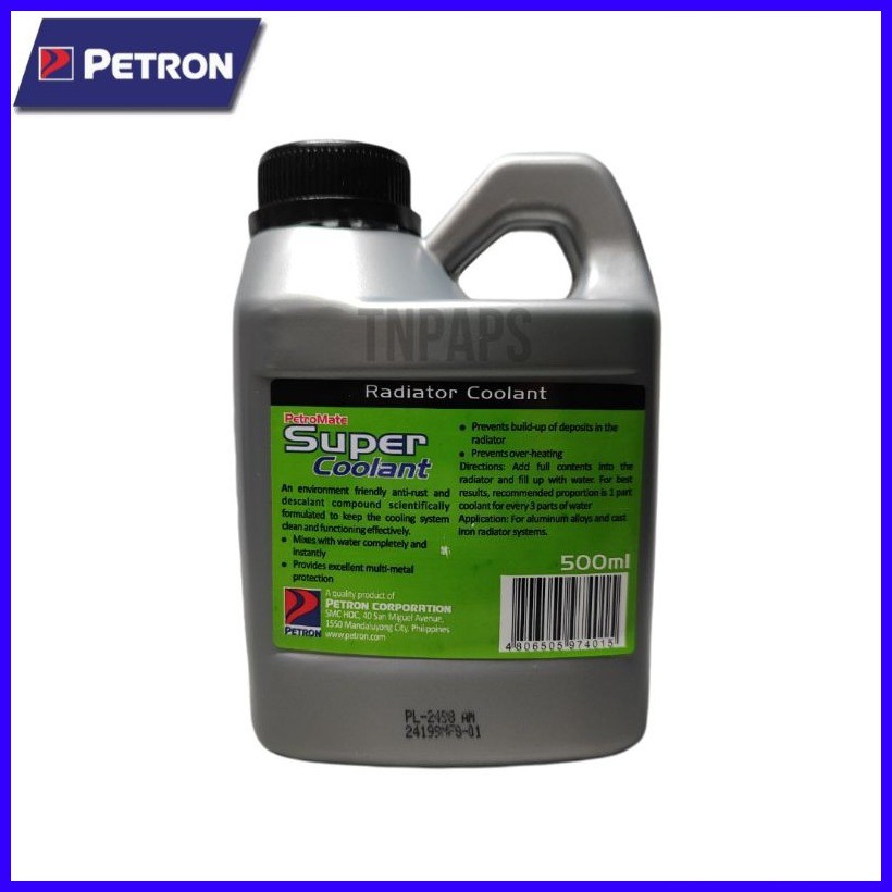 Promate Super Coolant 500ML- Engine / Radiator Coolant Petron | Shopee ...