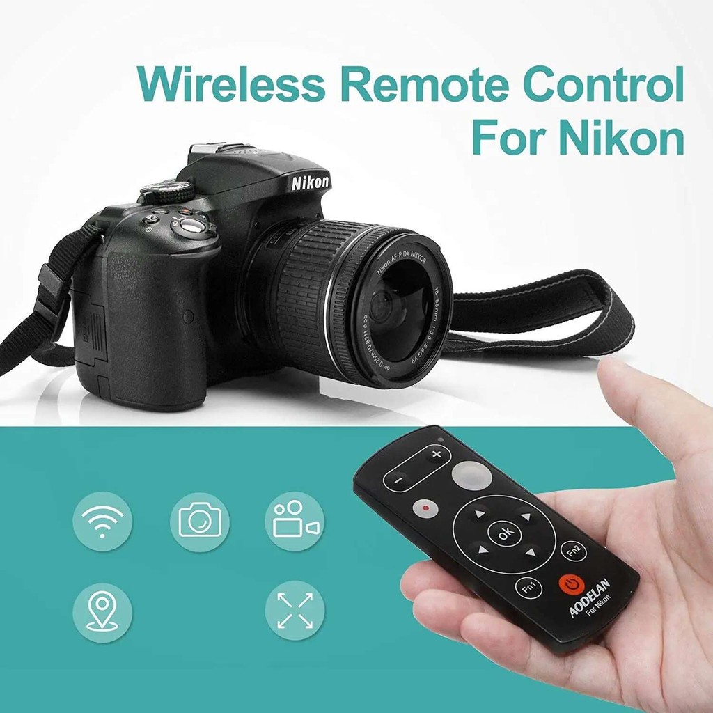 AODELAN Wireless Camera Remote Controllor Shutter Release forNikon Z5 Z30 Z6II Z7II Zfc P1000 ...
