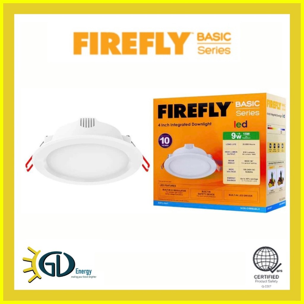 Firefly Basic Series Integrated LED Downlight Pin Light Daylight ...
