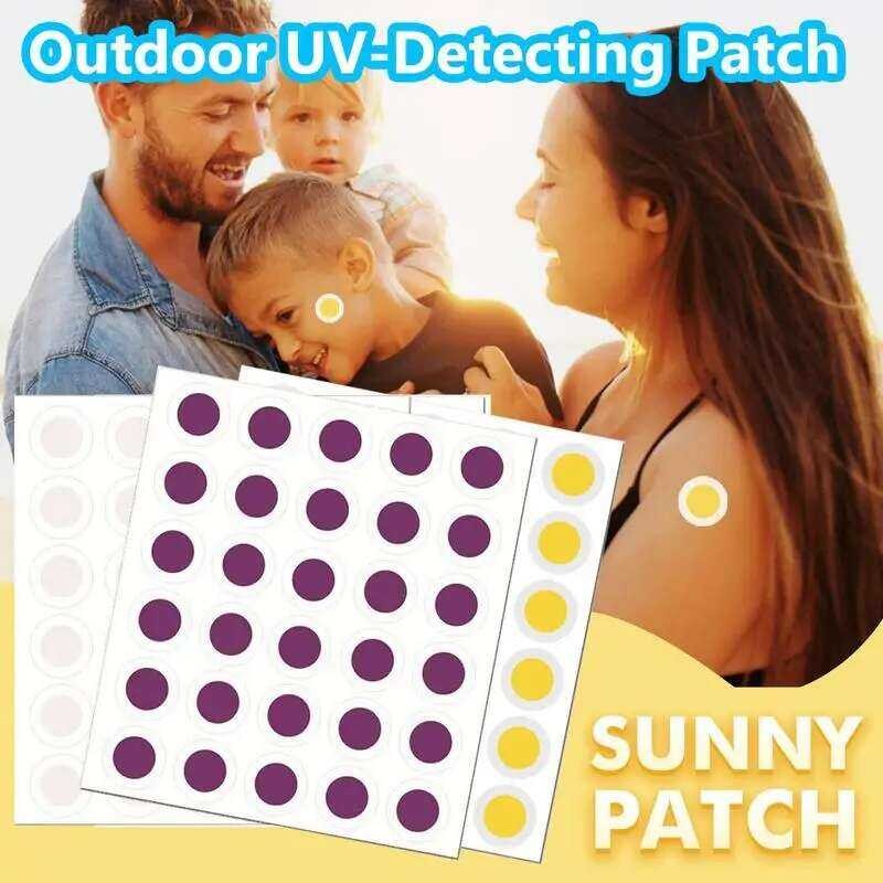 120Pcs UV Detecting Patches UV Test Stickers UV Stickers For Sunscreen ...