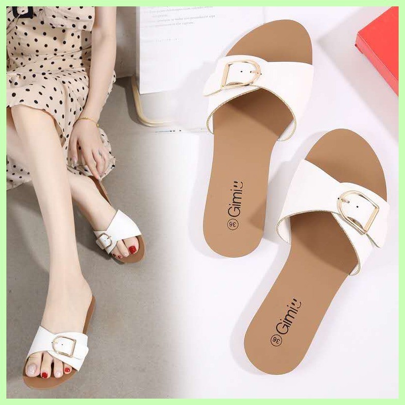 Summer women sandals fashion flat slippers AY-8069 | Shopee Philippines