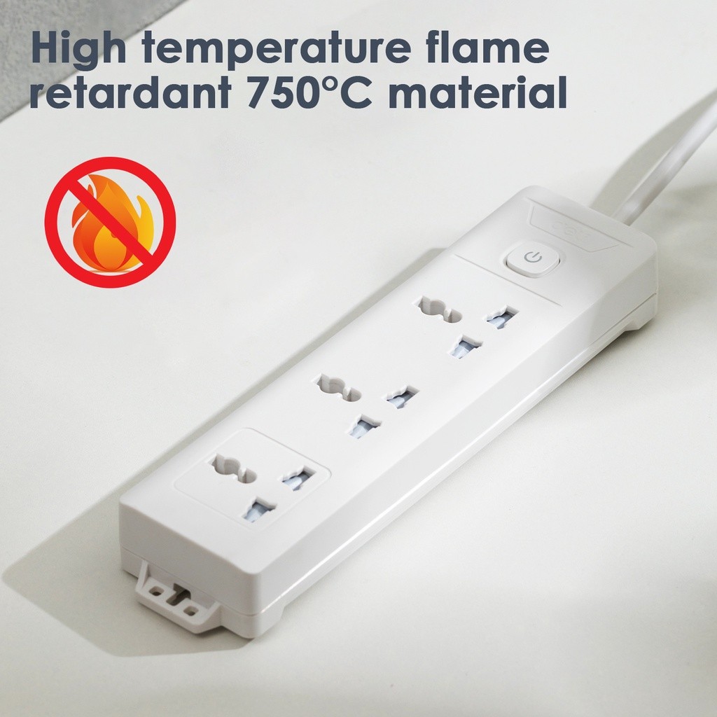 Deli Vusign 3/5M Universal Extension Socket Extension Office Household ...