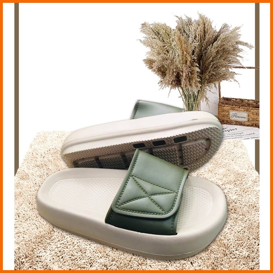 2022 Light Weight Anti-slip Women Sandals Soft Thick Sole House Slides ...