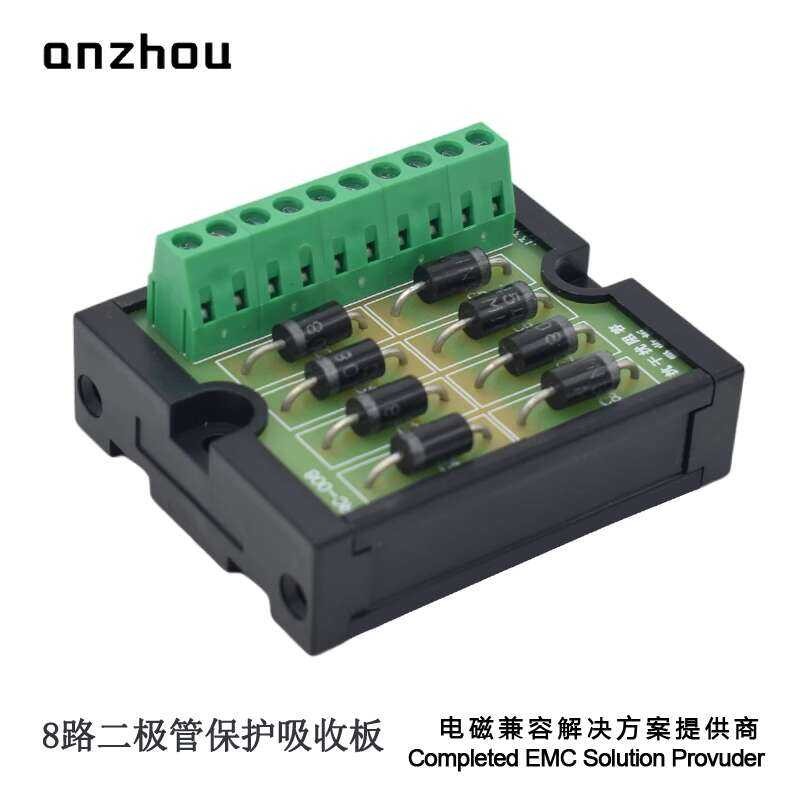 8-Way Commutator Diode Terminal Block/PLC Valve Solenoid Relay Coil ...