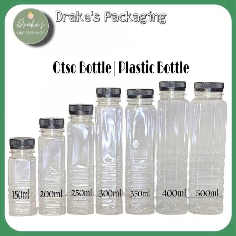 Plastic Otso Bottle For Coffee Jelly And Kutkutin 150Ml | 200Ml 250Ml 300Ml 350Ml 400Ml | Shopee ...