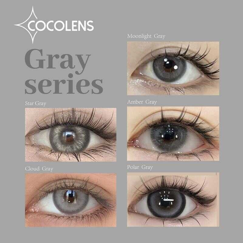 [Cod] COCOLENS Gray Series Graded Contact Lens Doll Eye Lenses Natural ...