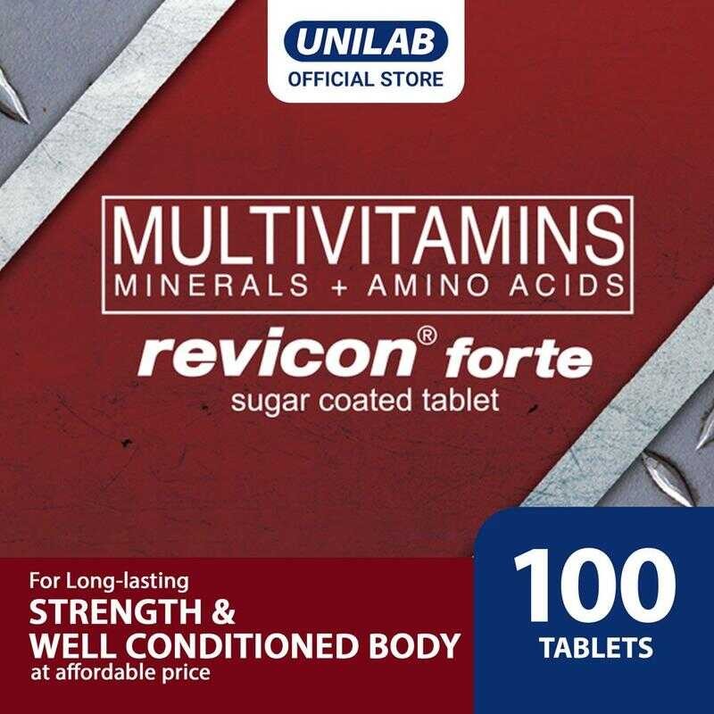 Revicon Forte 100 Tablets Multivitamins (For Strong Body And Improve ...