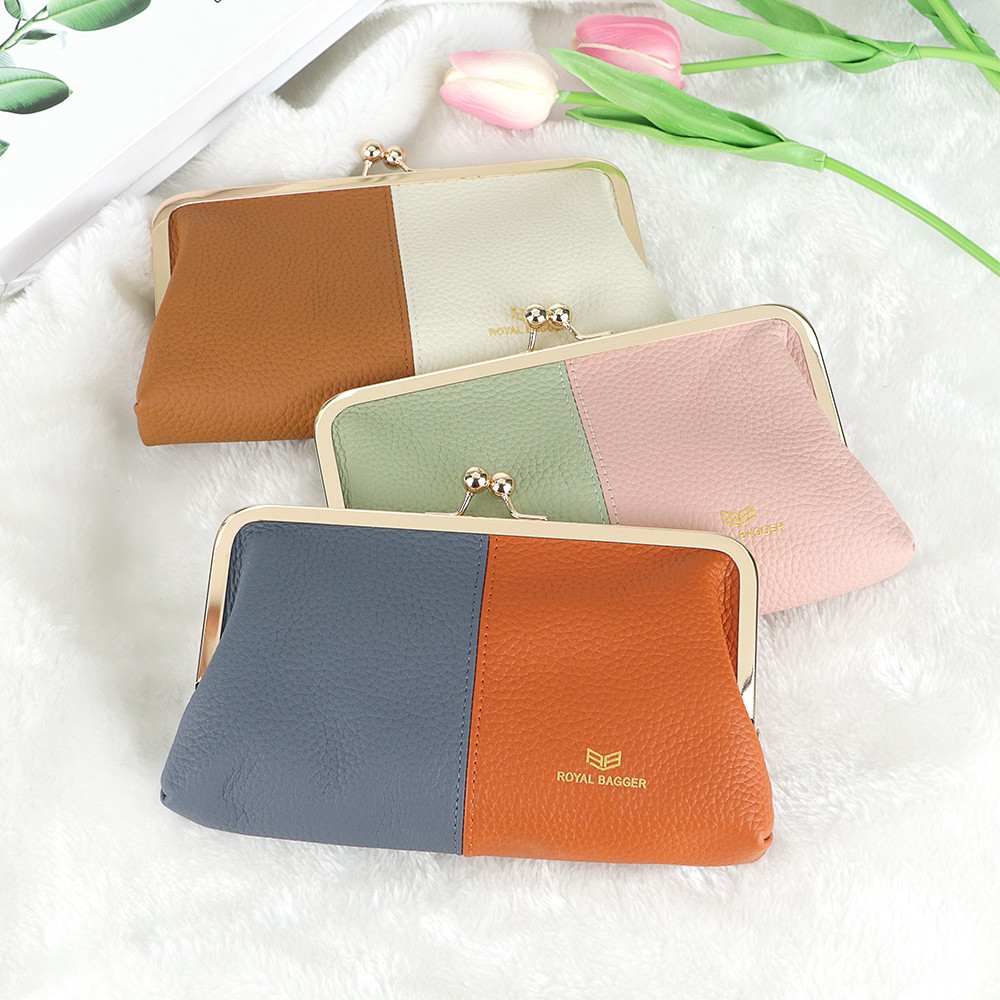 (Local Delivery) Royal Bagger RFID Clutch Purses for Women, Genuine ...