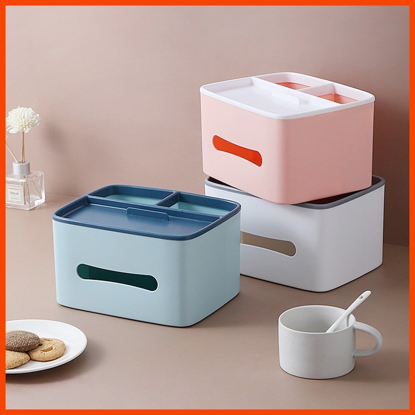 Multifunctional tissue boxes and remote control box phone stand home ...
