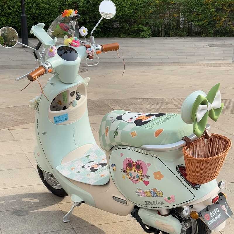 Scooter Tail Decoration Hanging Bag Stickers Full Body Windshield ...