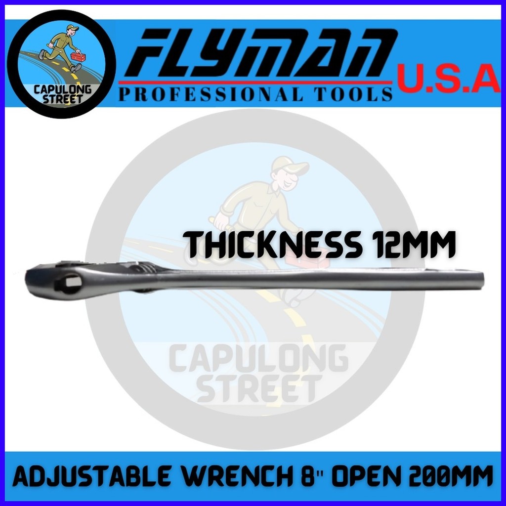 Capulong Flyman Adjustable Wrench 8" Yabe Adjustable Spanner Katala ...