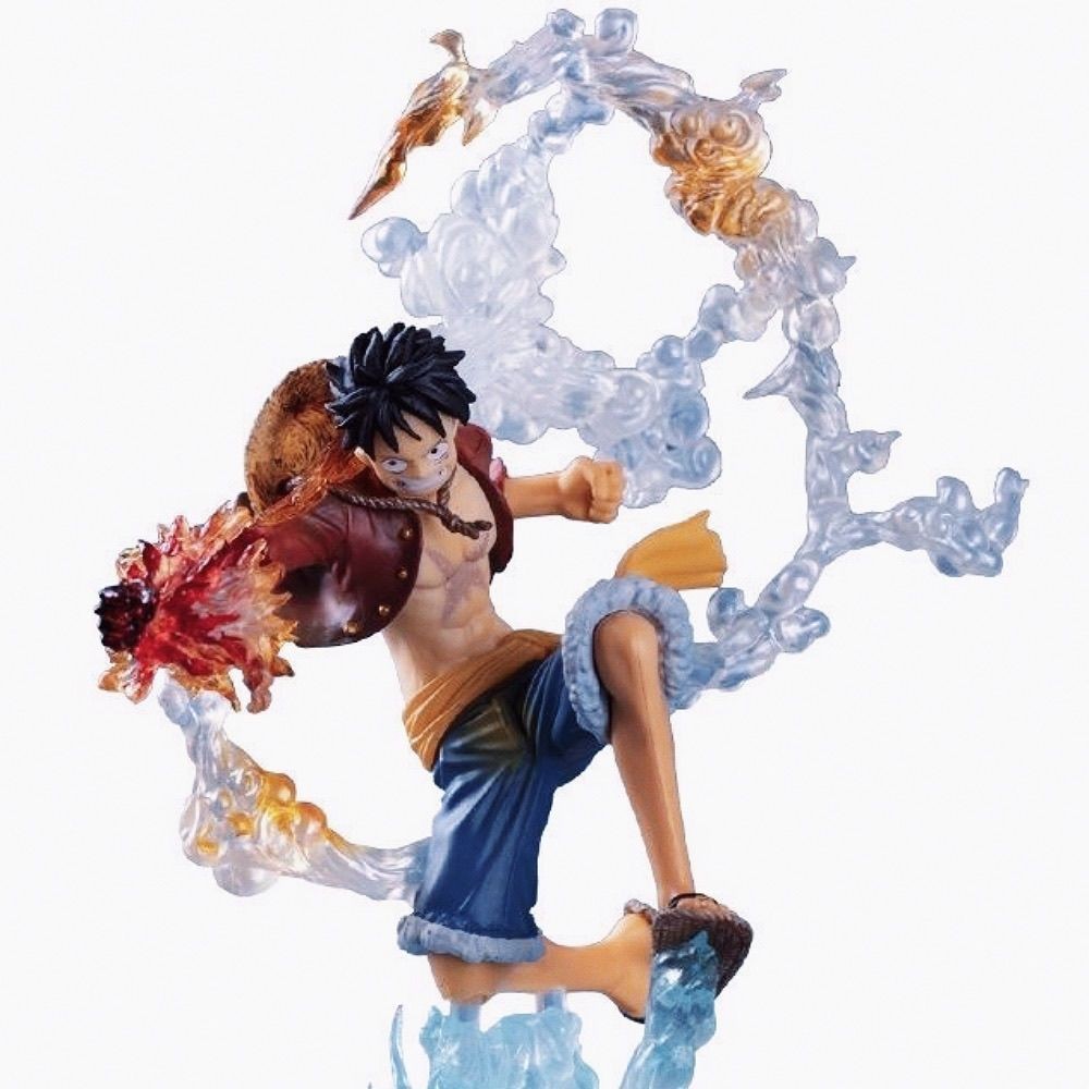 One Piece Figure Fierce Battle Anime Fire Fist Model Flying Hand ...