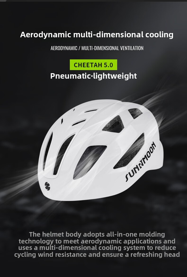 Sunrimoon Road Bike Cycling Helmet - Unisex Mountain Bike Integrated ...