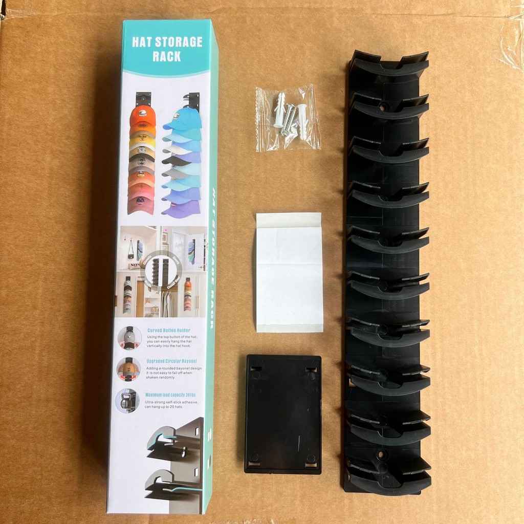 Wall-mounted Hat Storage Racks for Wardrobes To Organize Caps, Home ...