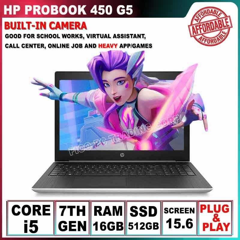 HP Probook 450 G5 15.6 Inches Core I5 7Th GEN Ddr4 16Gb RAM 512Gb SSD ...