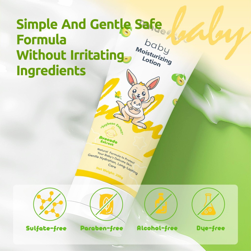 Tenderoo Baby Body lotion+Facial Cream Skin Care Set Avocado Plant ...