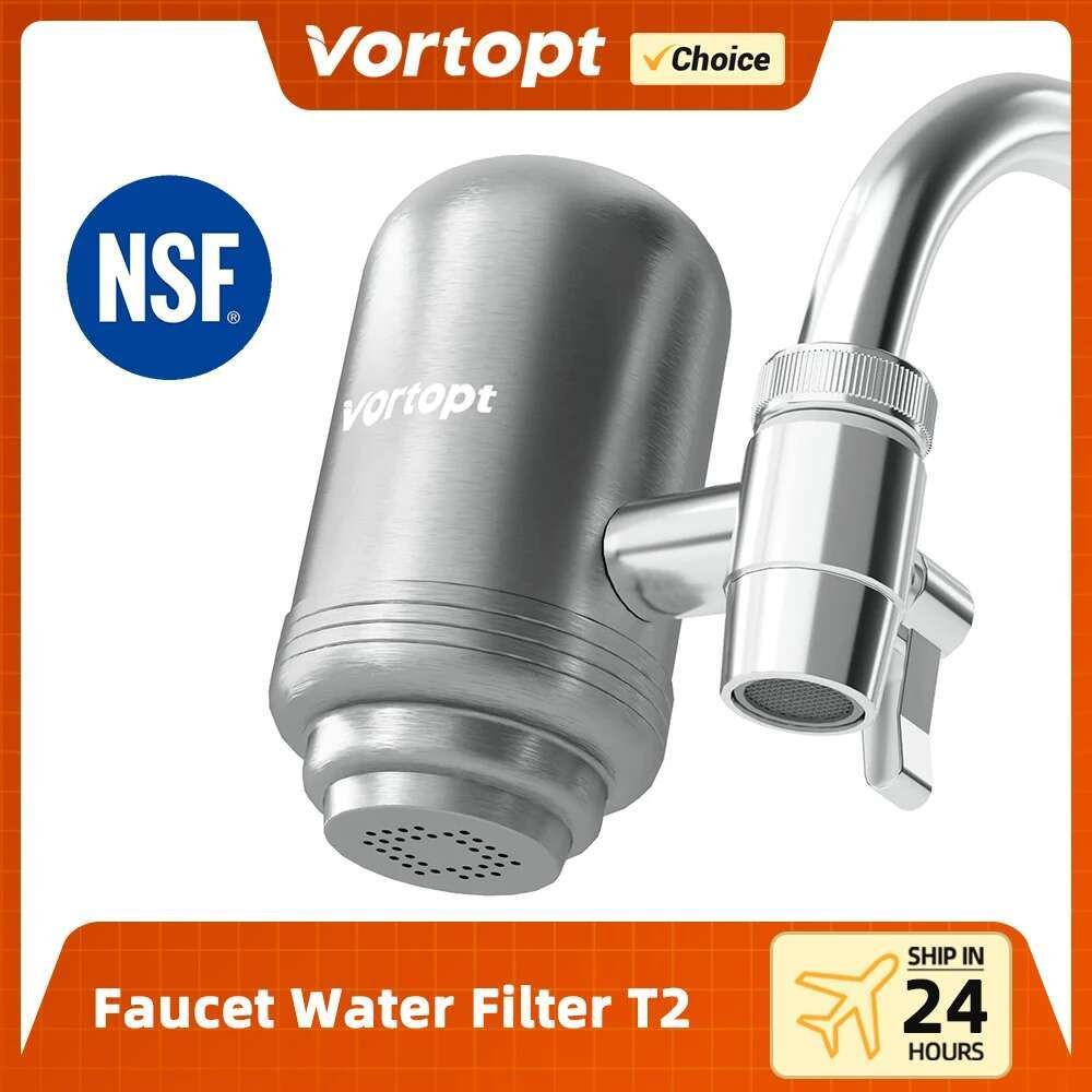 Vortopt Stainless Steel Faucet Drinking Water Filter for Kitchen ...