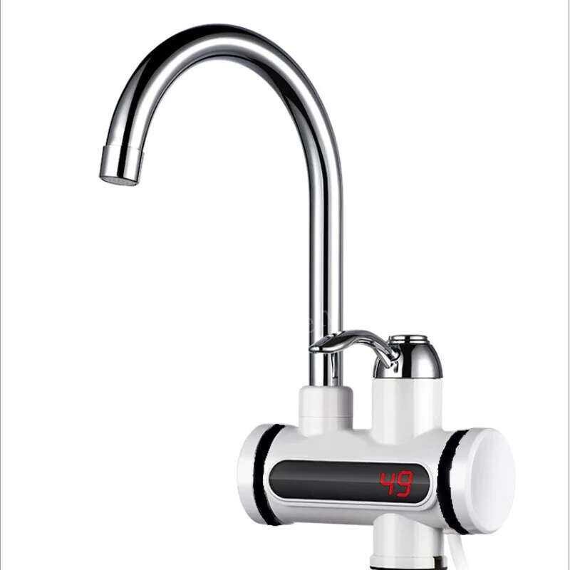 Tankless Instant Electric Hot Water Heater Faucet Kitchen Instant Heating Tap Water Heater With ...
