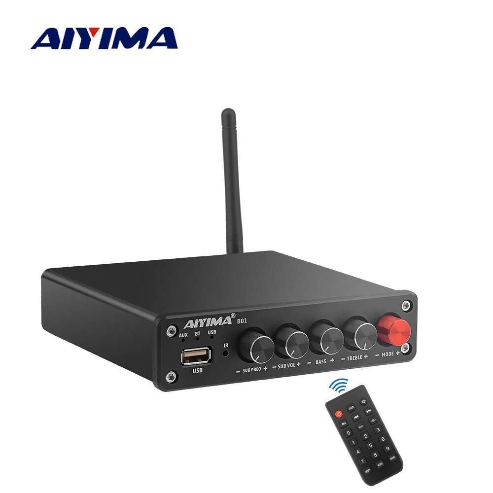 Audio accessories AIYIMA Audio B01 Bluetooth TPA3116D2 Subwoofer Amplifier 100W HiFi Stereo ...