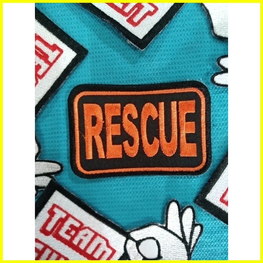 Search And Rescue SAR or RESCUE patch logo symbol emergency medic ...